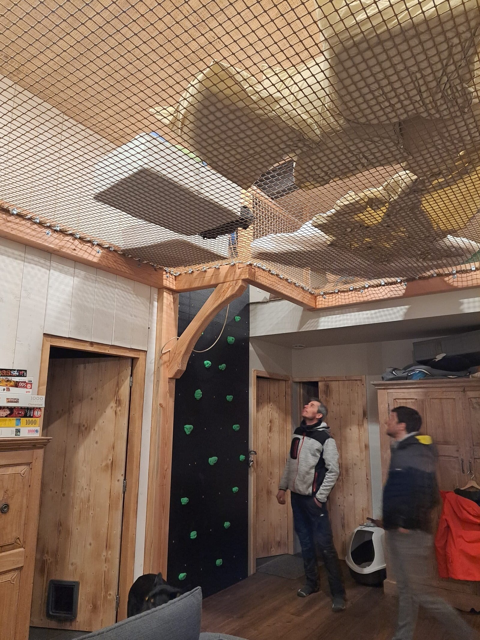 Filet d'habitation sur mesure pour mezzanines et habitation